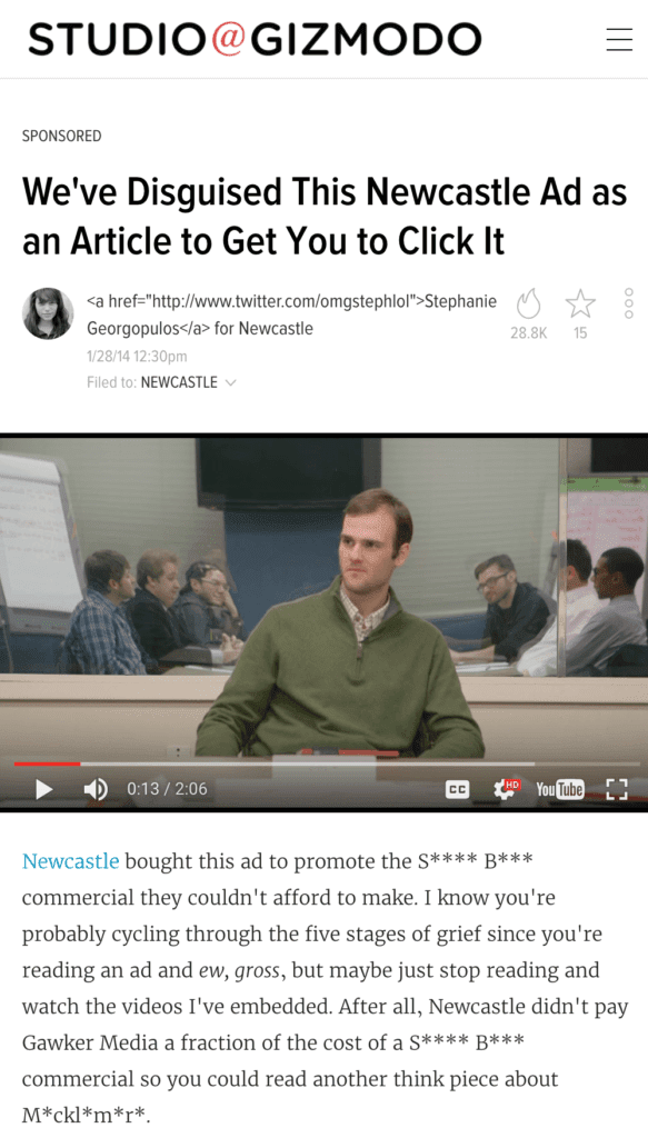 19 Amazing Native Advertising Ad Examples