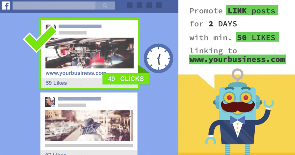 Automatic Facebook Ads Post Promotion - Boost your posts with 1 Click!