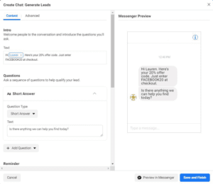 How to Nurture Facebook Leads Through Automatic Messenger Bots